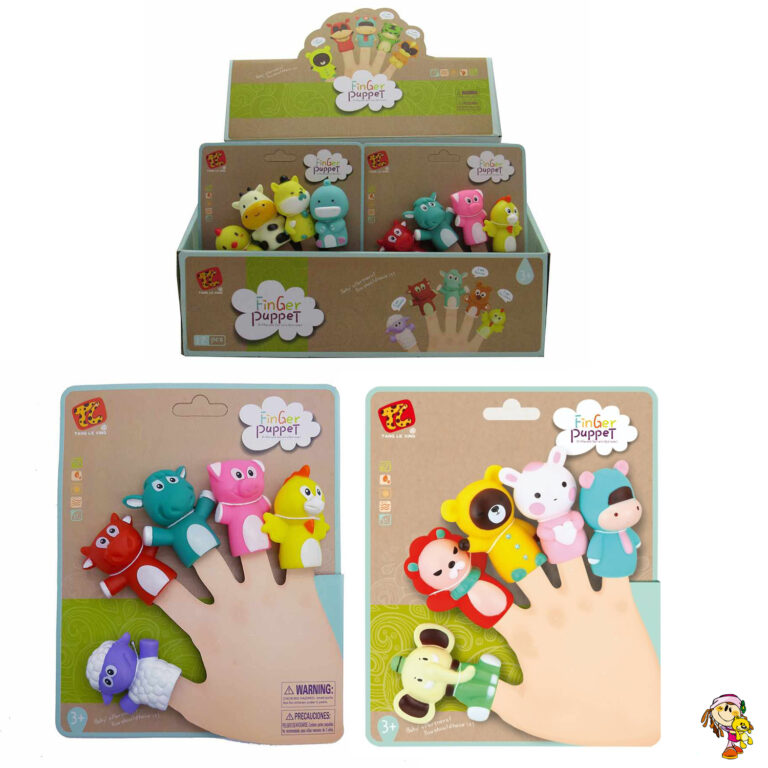Títeres para el dedo de goma (precio por set) – Olis Place Peluches