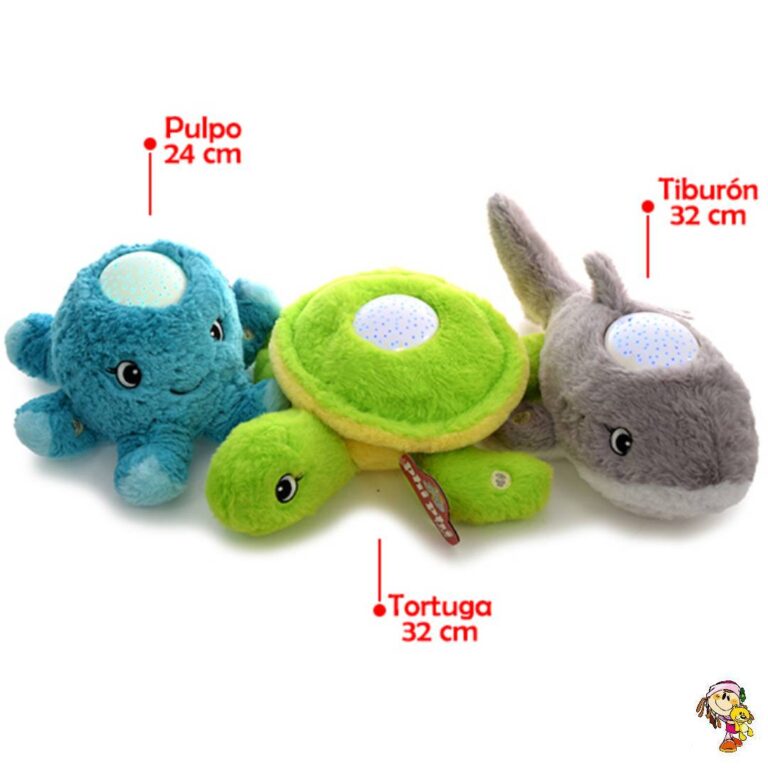 Proyector de luz con sonido peluches de mar – Olis Place Peluches