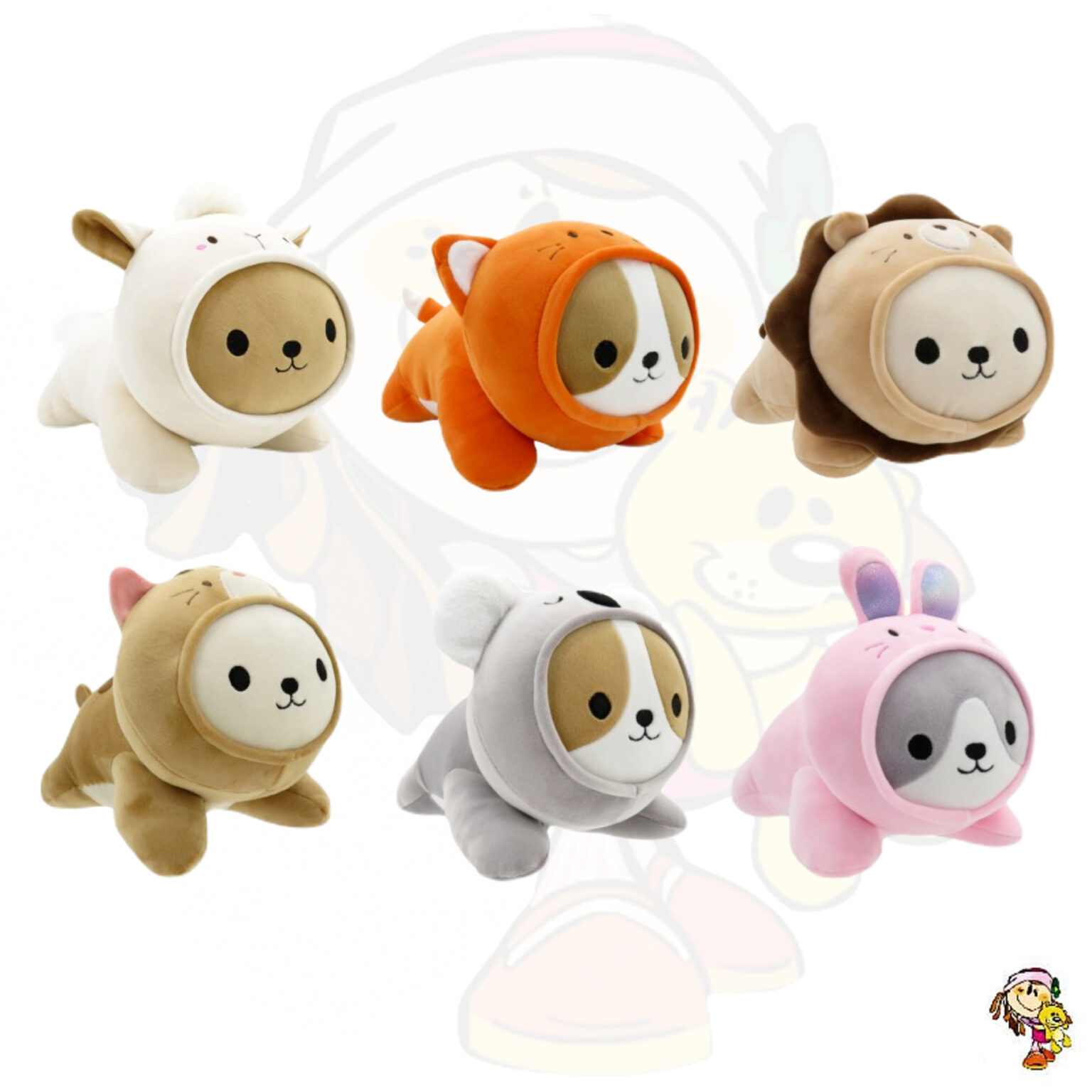 Animales disfrazados de peluche soft 25 cm – Olis Place Peluches