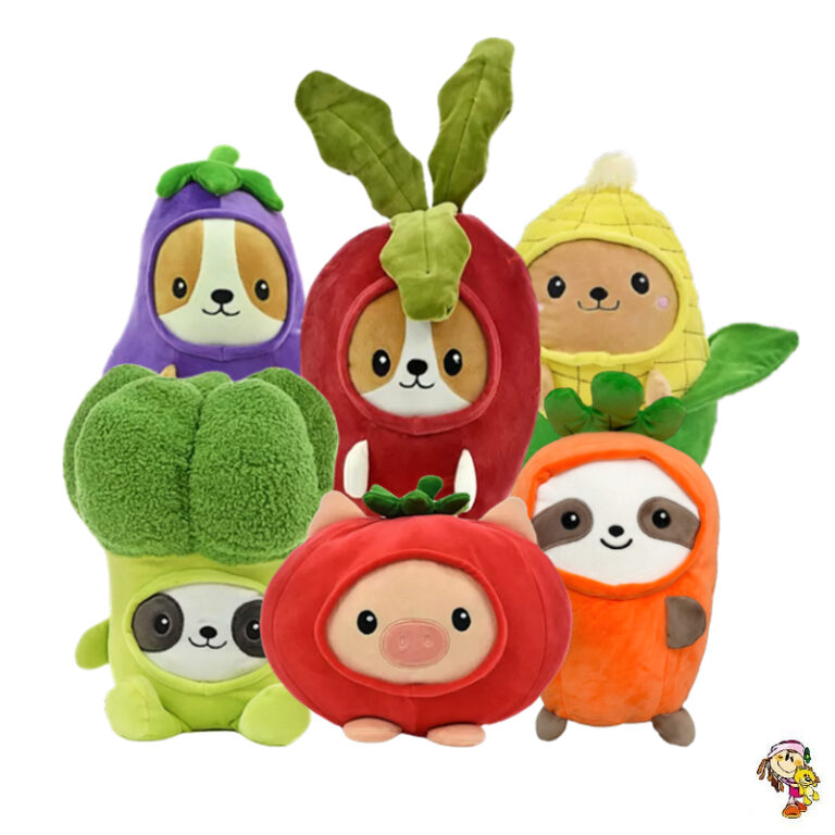 Vegetales De Peluche Soft Animales Con Disfraz Verduras - Olis Place Peluches