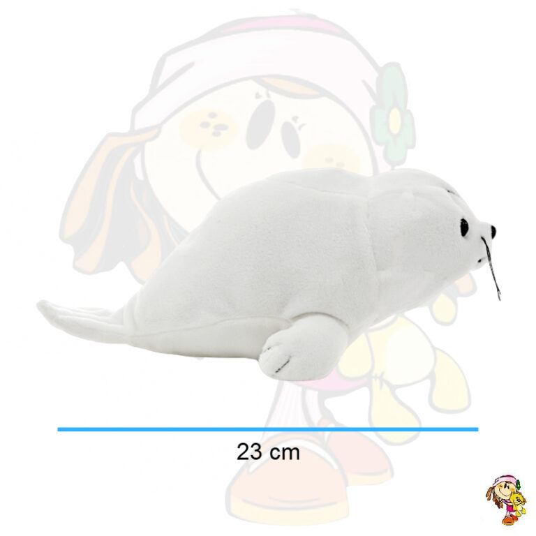 Lobo marino con bigote de peluche 23 cm – Olis Place Peluches